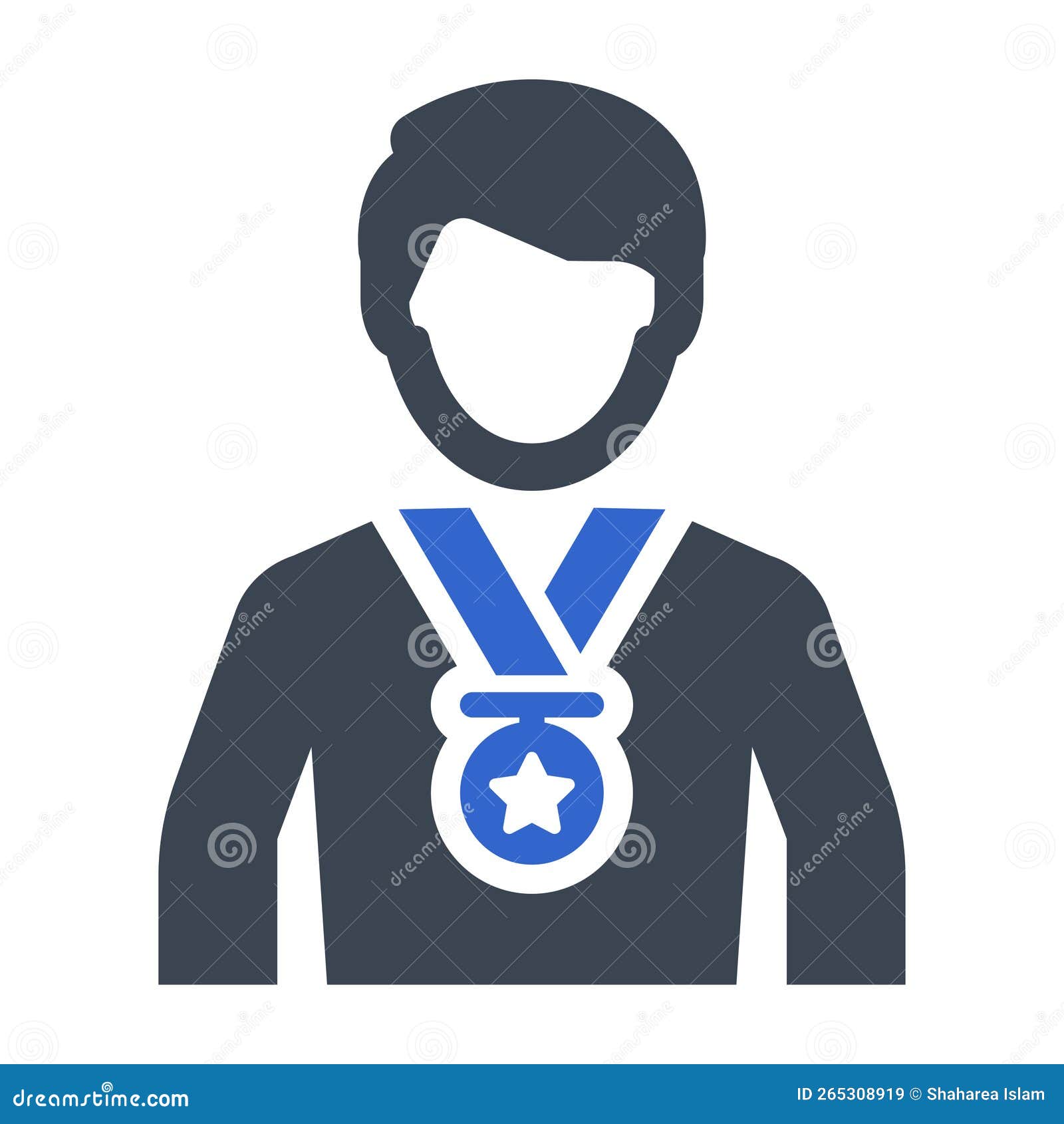Best employee icon stock vector. Illustration of star - 265308919