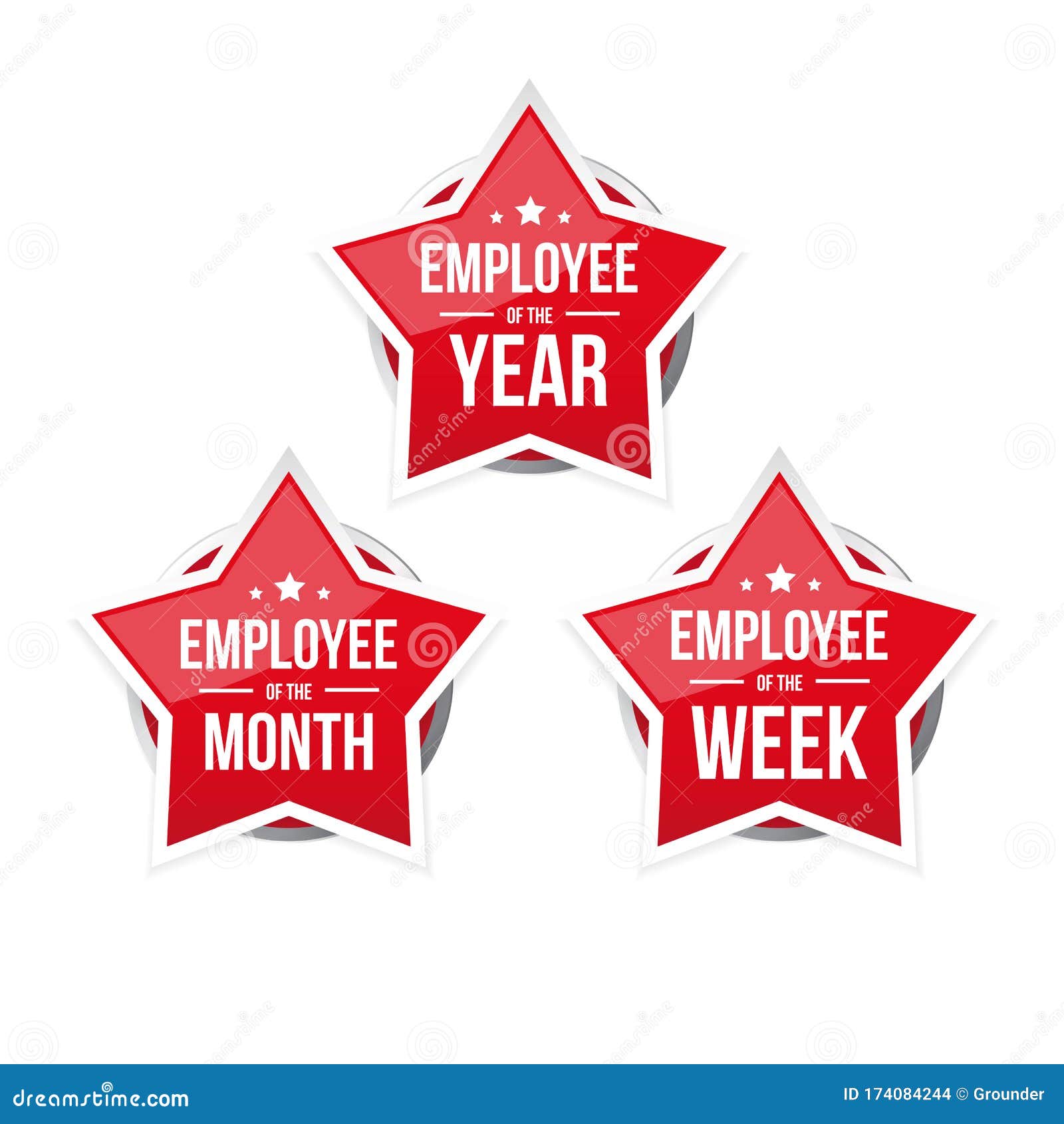 Best Employee of the Year Award Badge Stock Vector - Illustration of ... Best Employee of the Year Award Badge Stock Vector - Illustration of ...