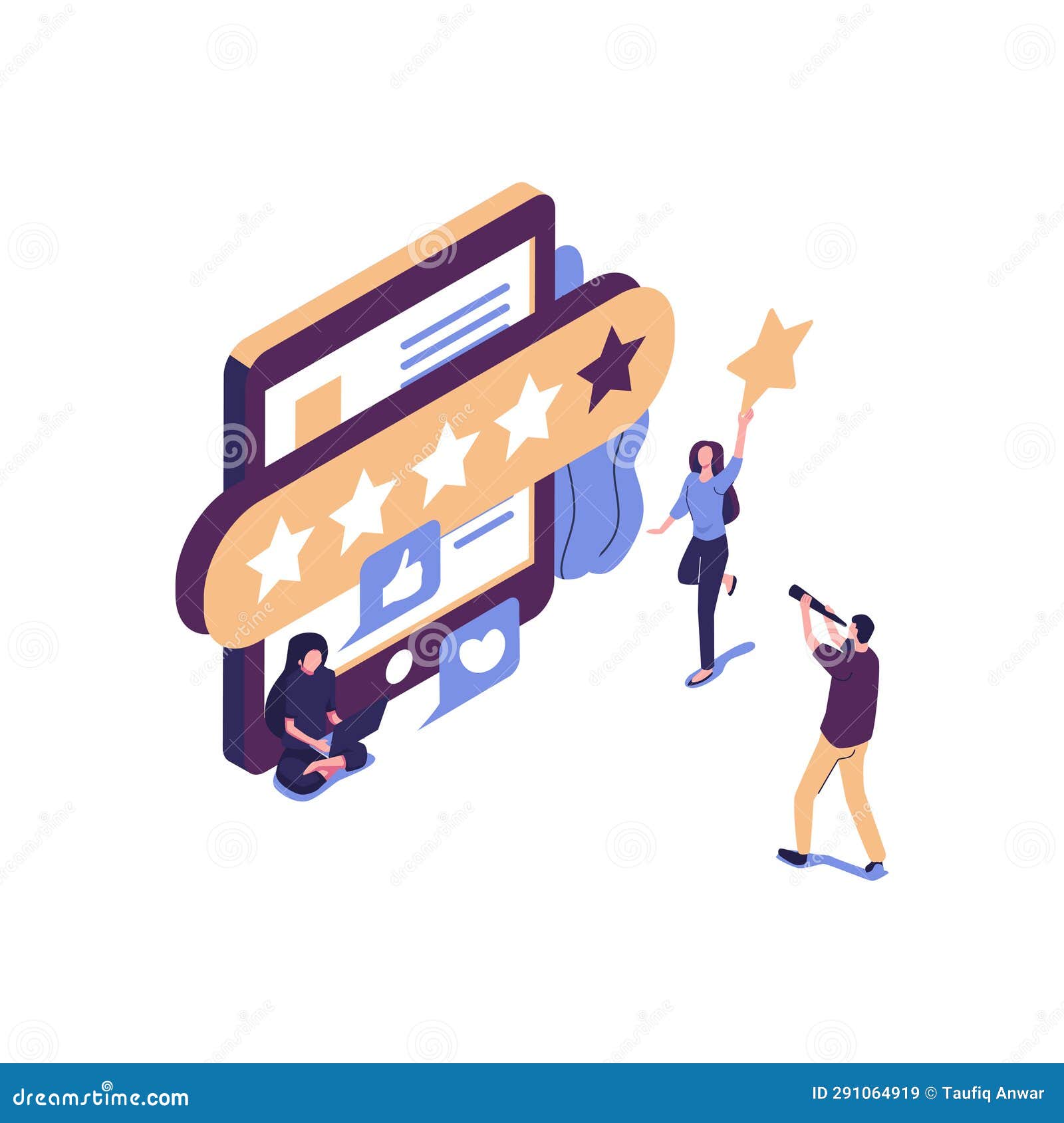 Leave Feedback. Satisfaction Scales With Color Smileys Buttons. Cartoon ...