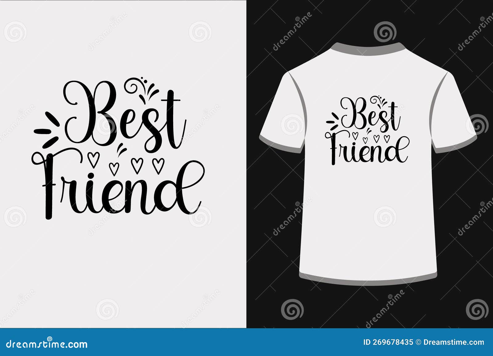 Best Friend. stock illustration. Illustration of vector - 269678435