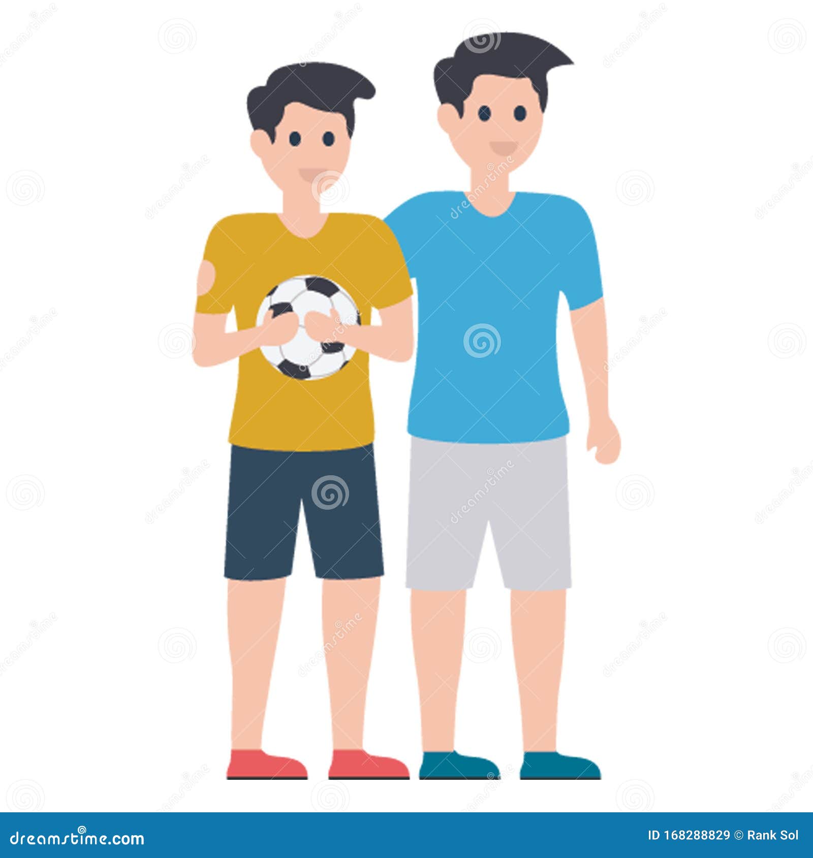 Best Friend, Besties Vector Illustration Icon Which Can Be Easily ...