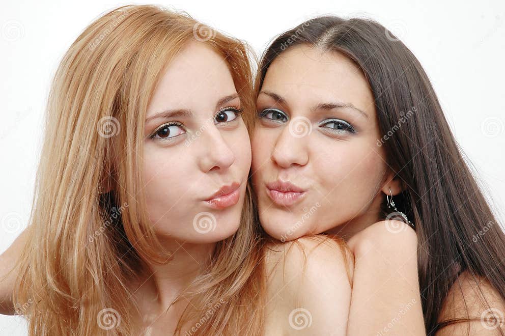Best friends stock photo. Image of sensual, smile, look - 295598