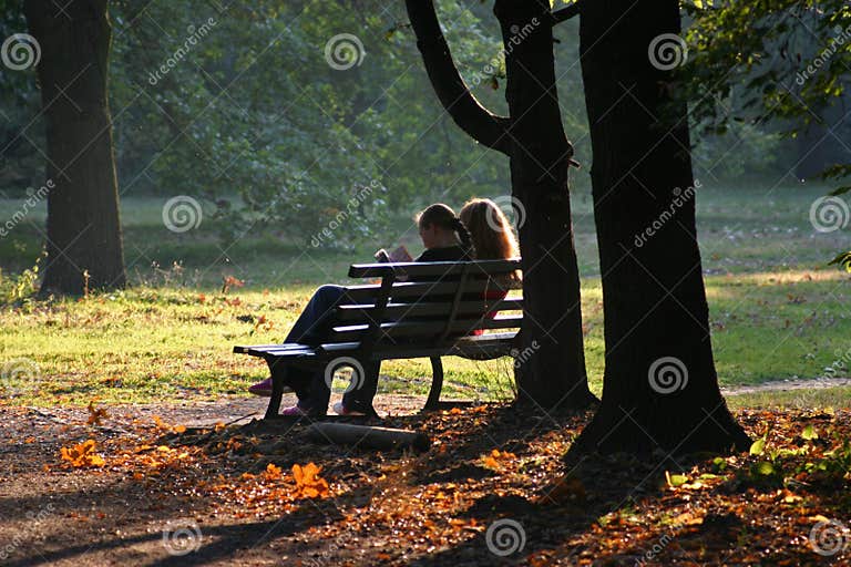 Best friends stock photo. Image of tree, mood, girls, park - 588614