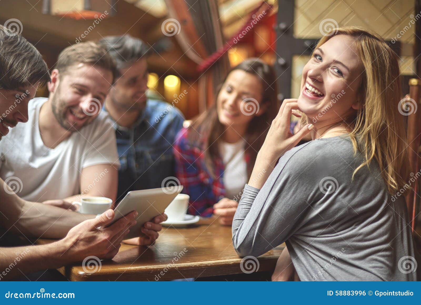 Best friends at cafe stock photo. Image of sitting, adult - 58883996