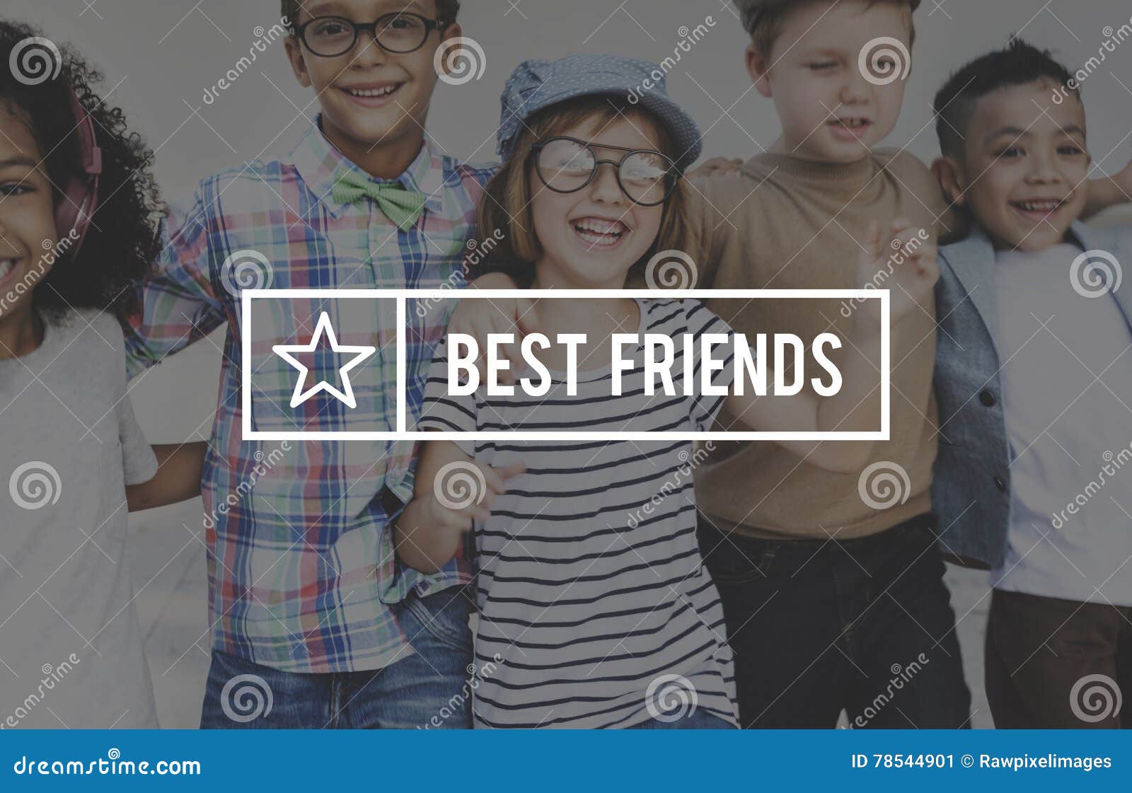 Best Friends Friendship Partnership Relationship Concept Stock Image ...