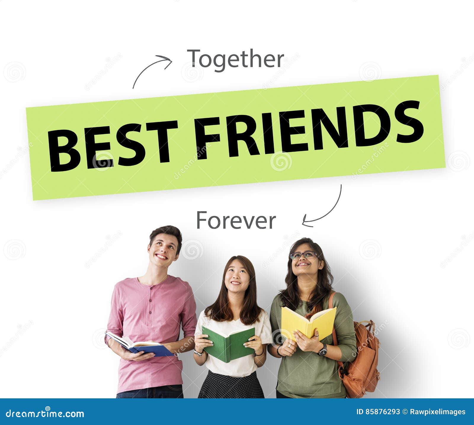 Best Friends Love Partnership Concept Stock Image - Image of caucasian ...