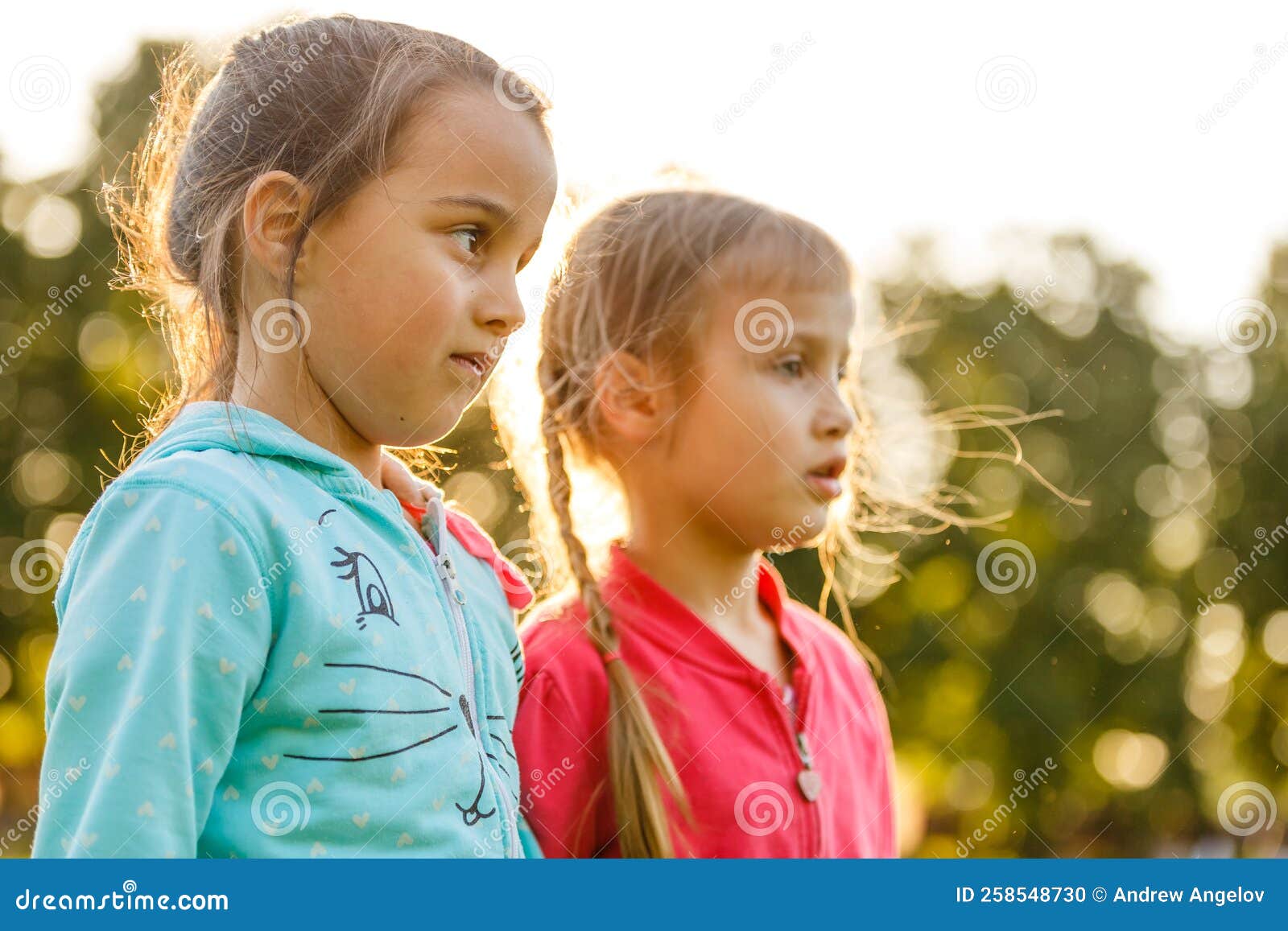 The Best Friends Playing Together Stock Photo - Image of little, female ...