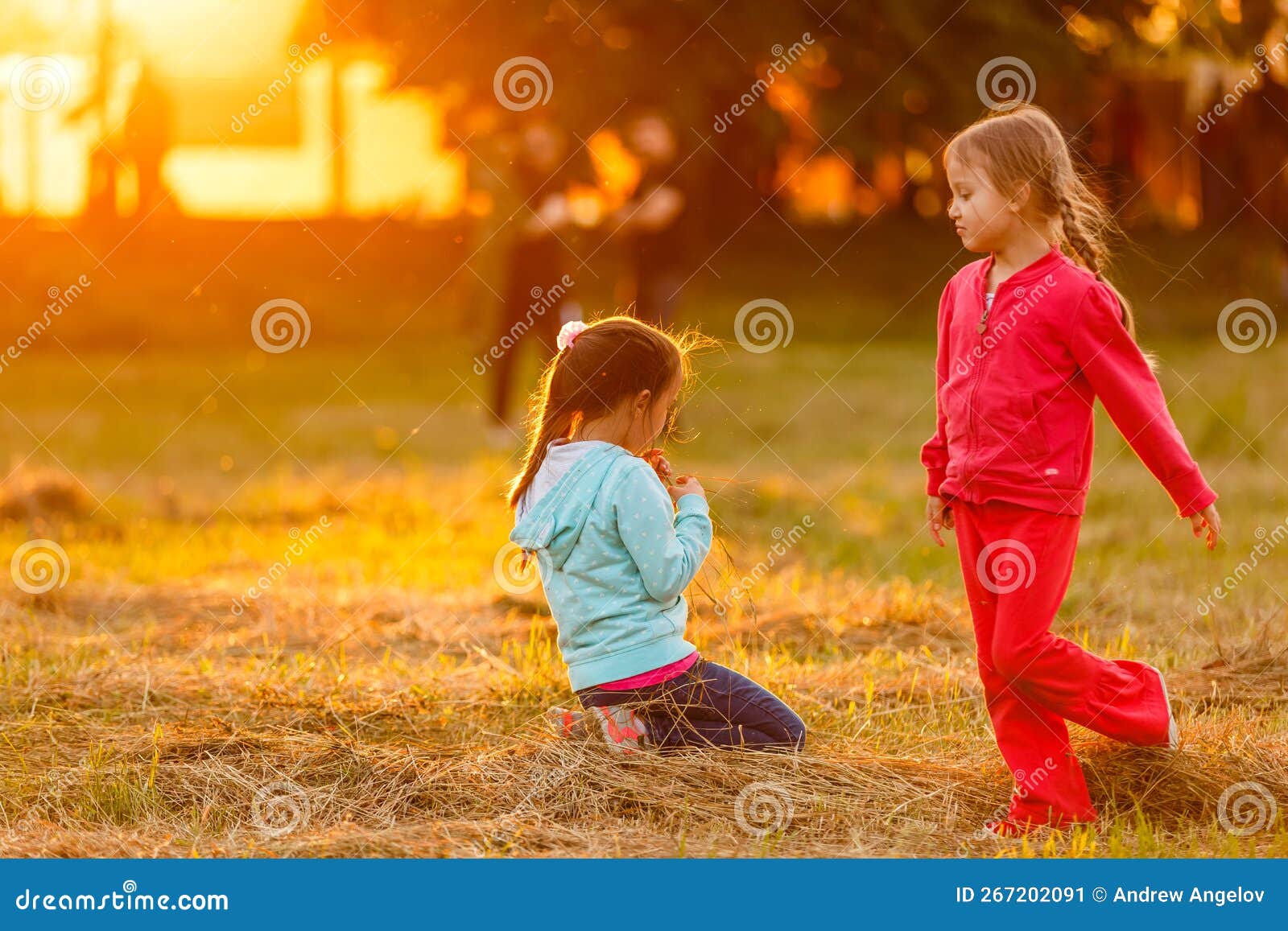 The Best Friends Playing Together Stock Image - Image of park, outdoors ...
