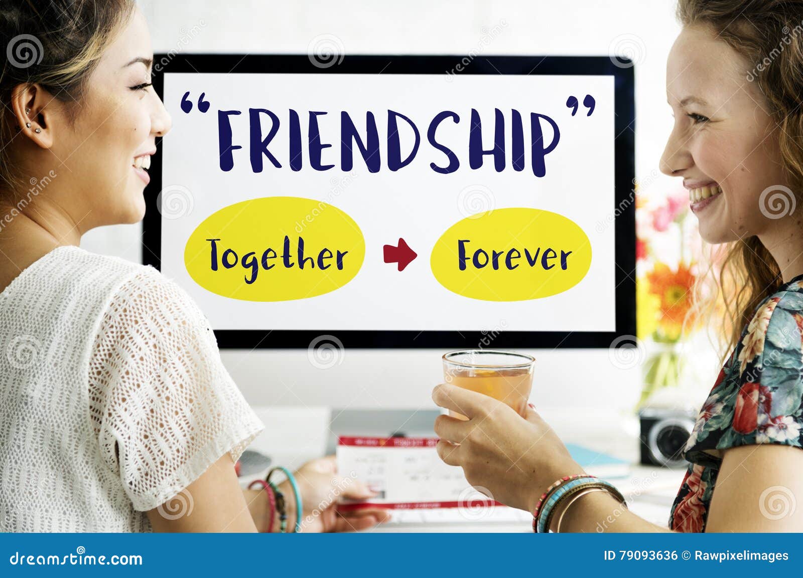 Best Friends Relationships Connecting Concept Stock Photo - Image of ...