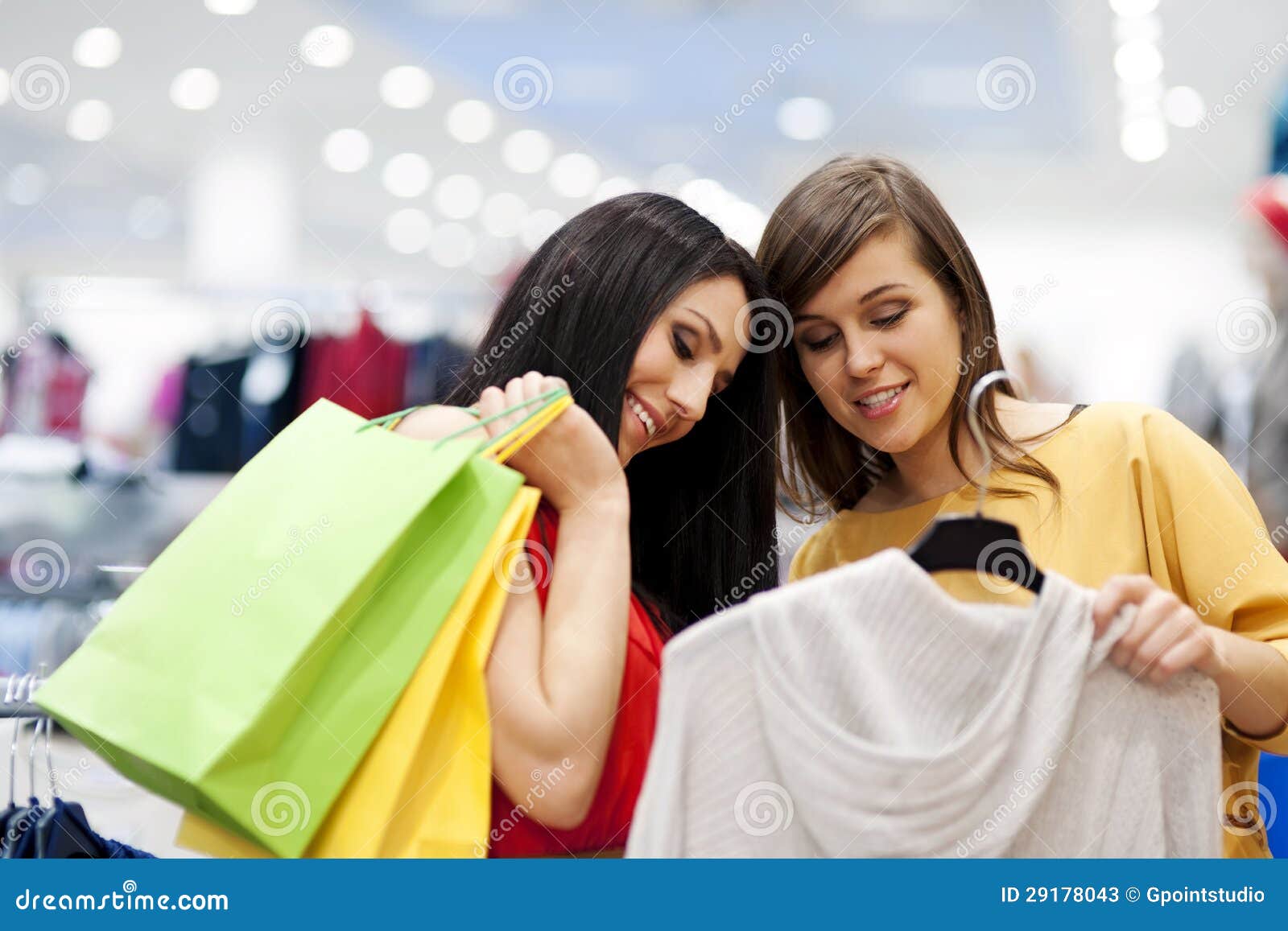 Best friends shopping stock image. Image of friendship - 29178043