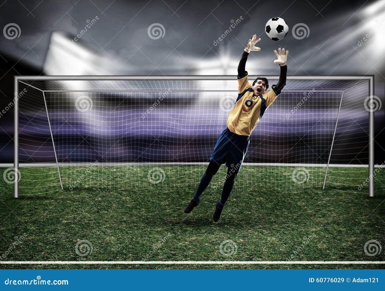 Best goalkeeper stock image. Image of people, game, determination ...