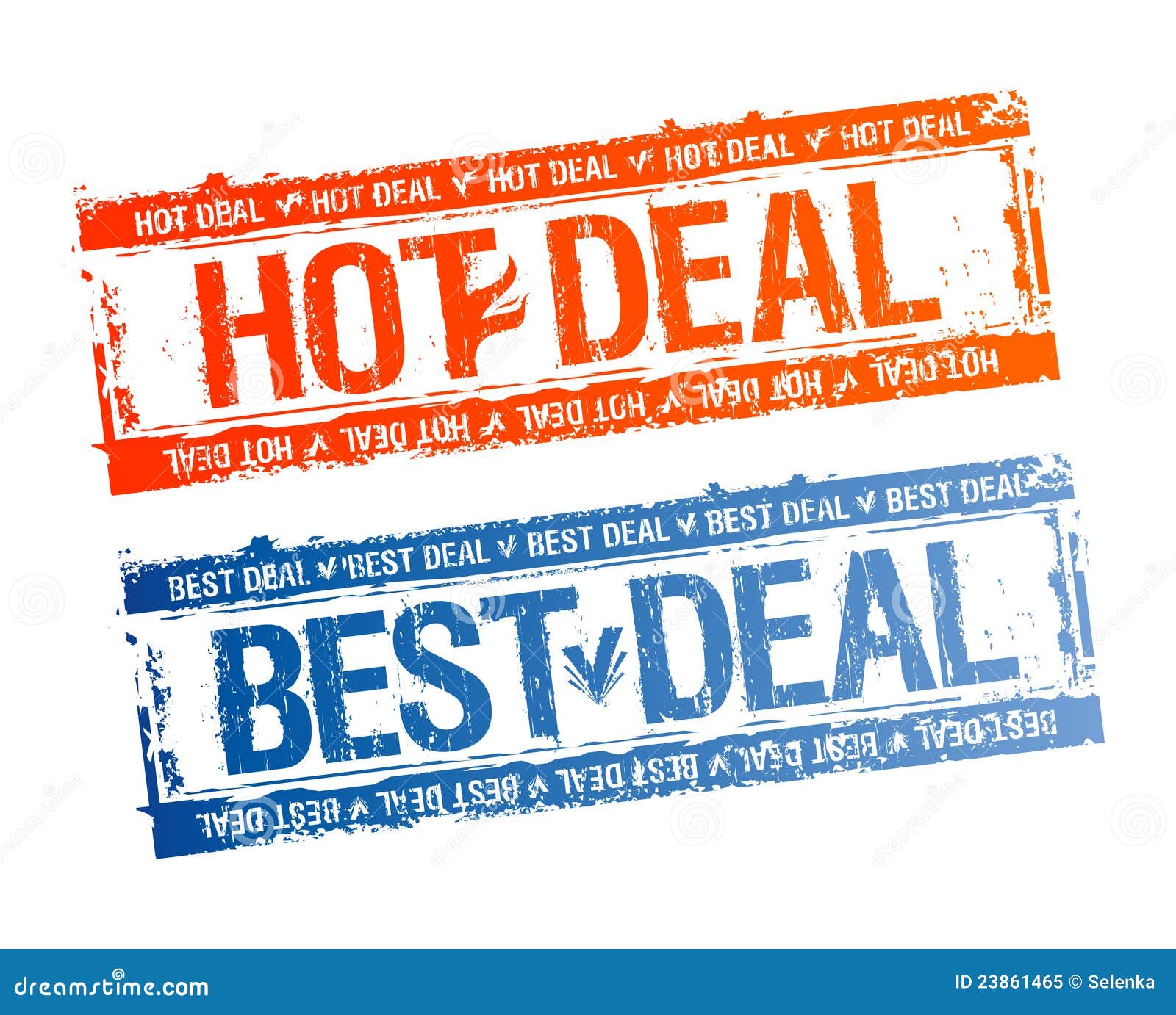 Best hot deal stamps. stock vector. Illustration of label - 23861465