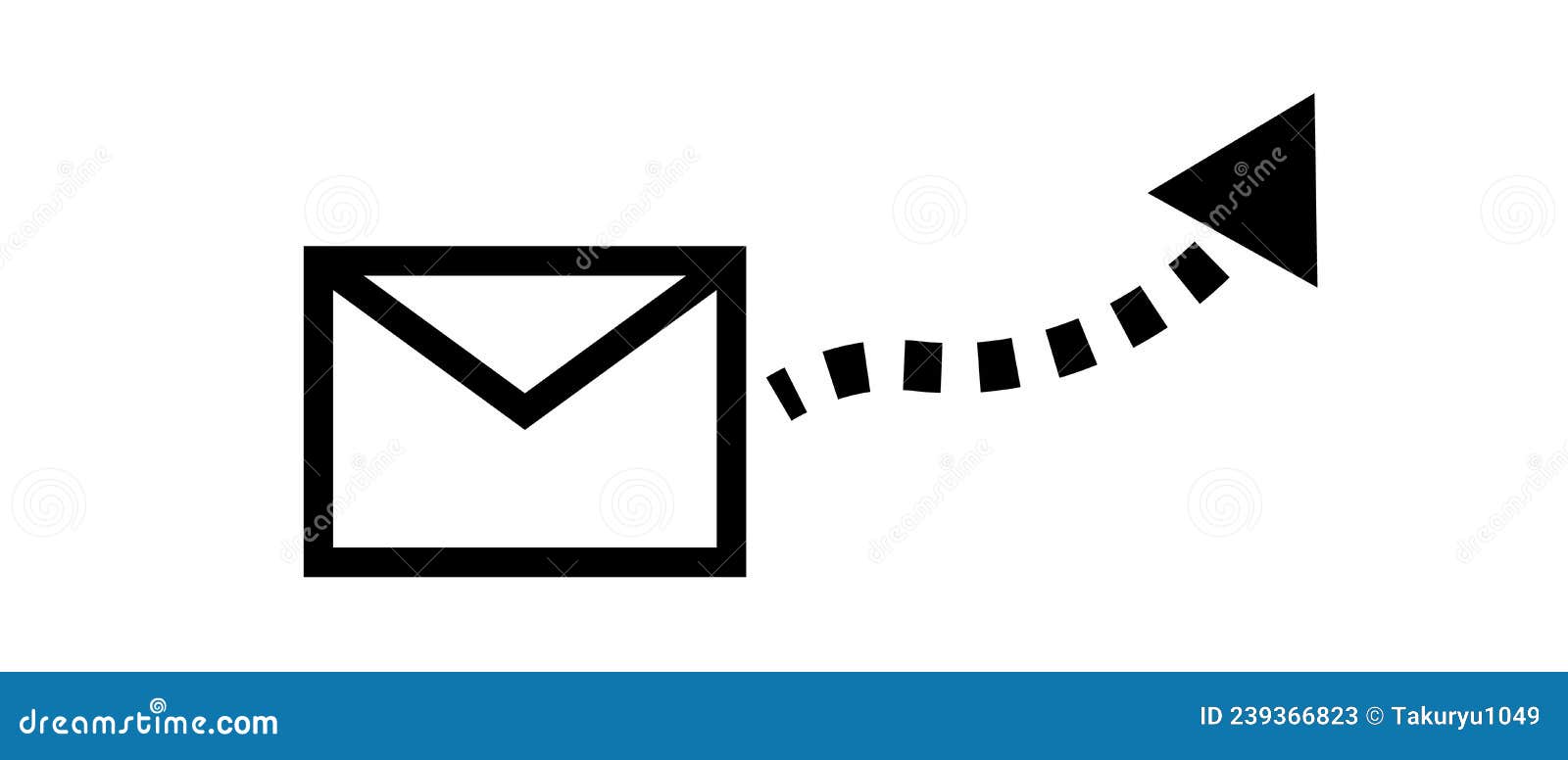 Send Mail Icon. Send Arrow. Vectors. Stock Vector - Illustration of ...