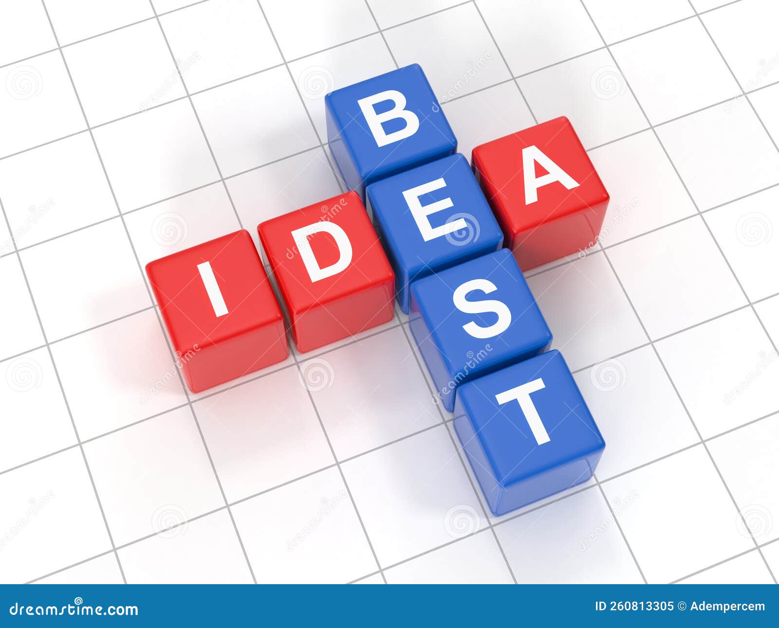 Best Idea Box stock illustration. Illustration of creative - 260813305