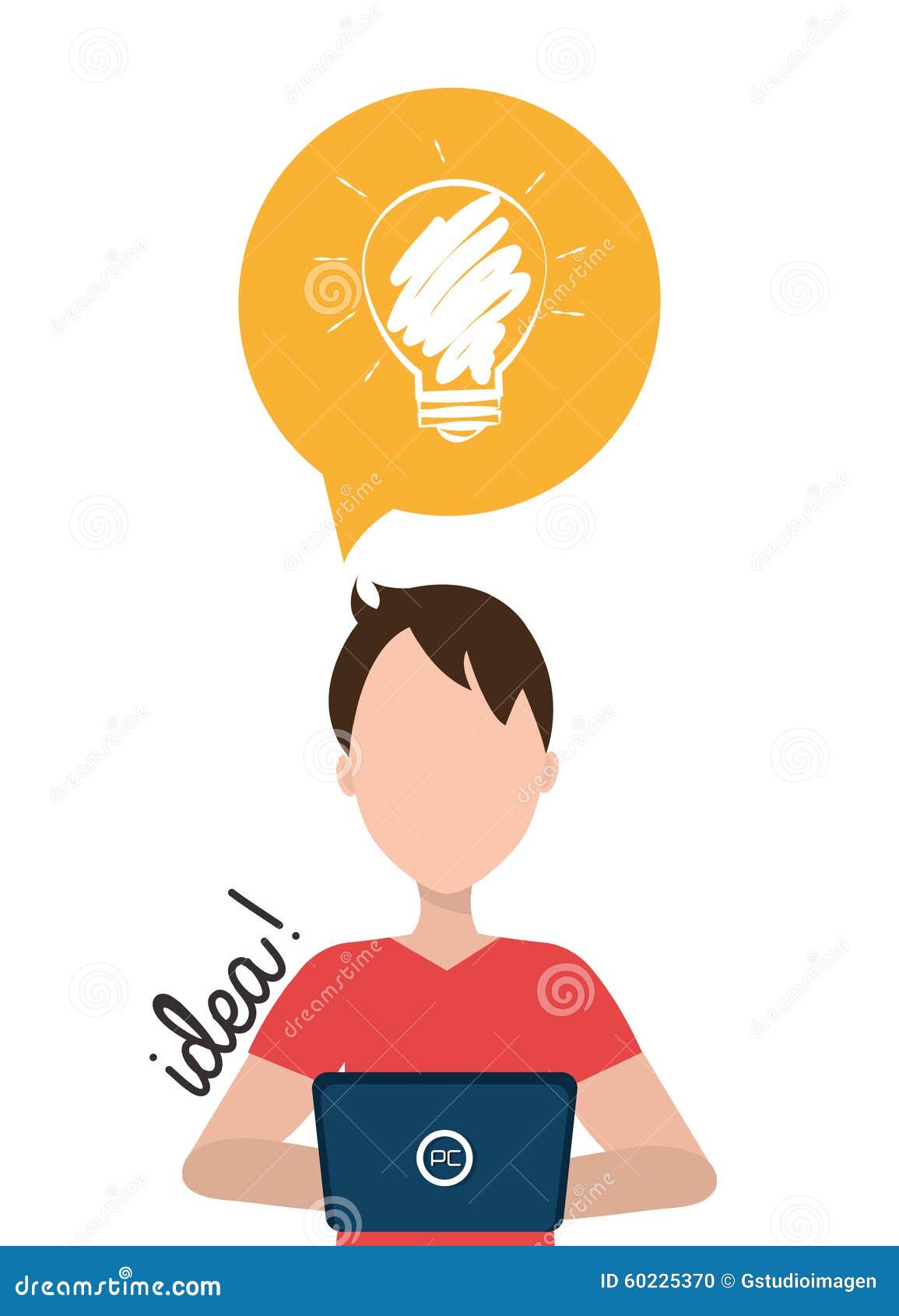 The best idea stock vector. Illustration of ideas, light - 60225370
