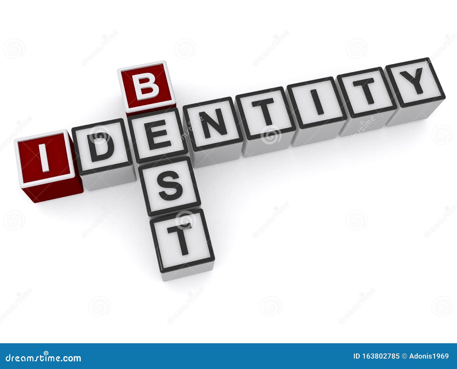 Identity DNA Word Self Internal Heredity Royalty-Free Stock Image ...