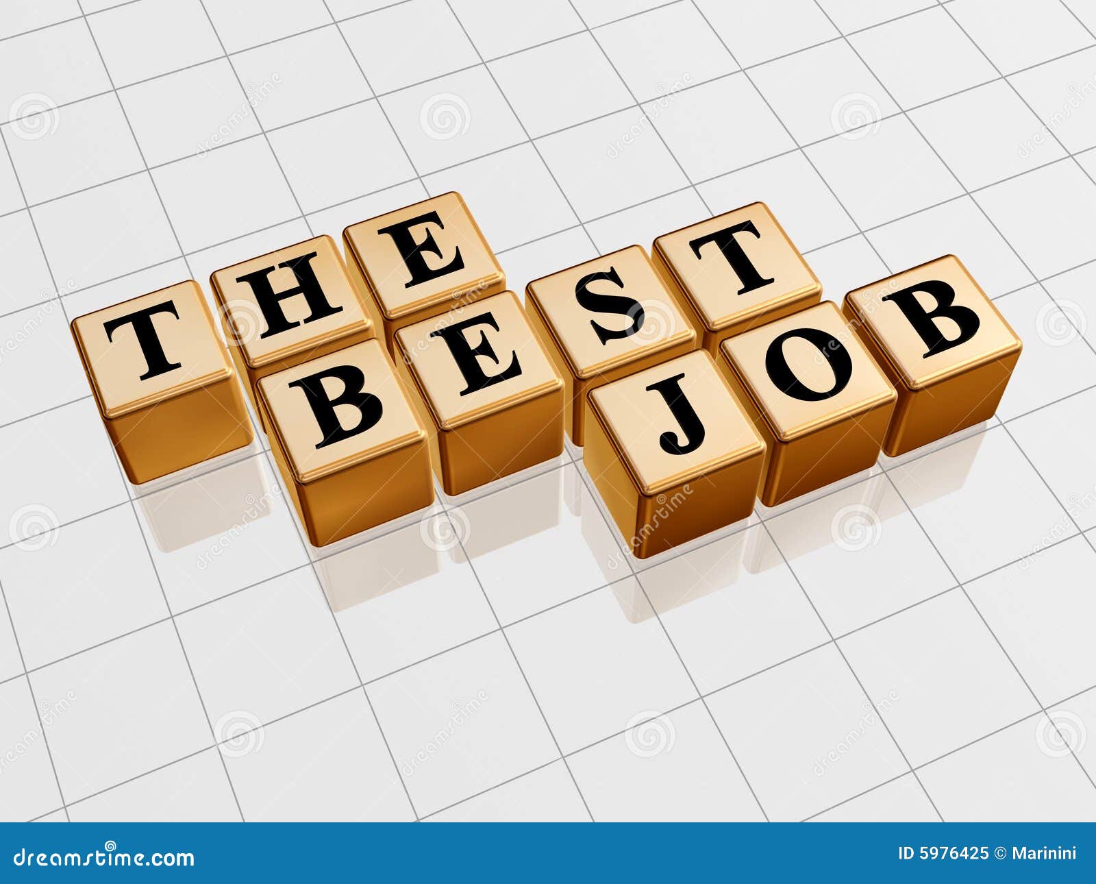 The best job golden stock illustration. Illustration of competition ...