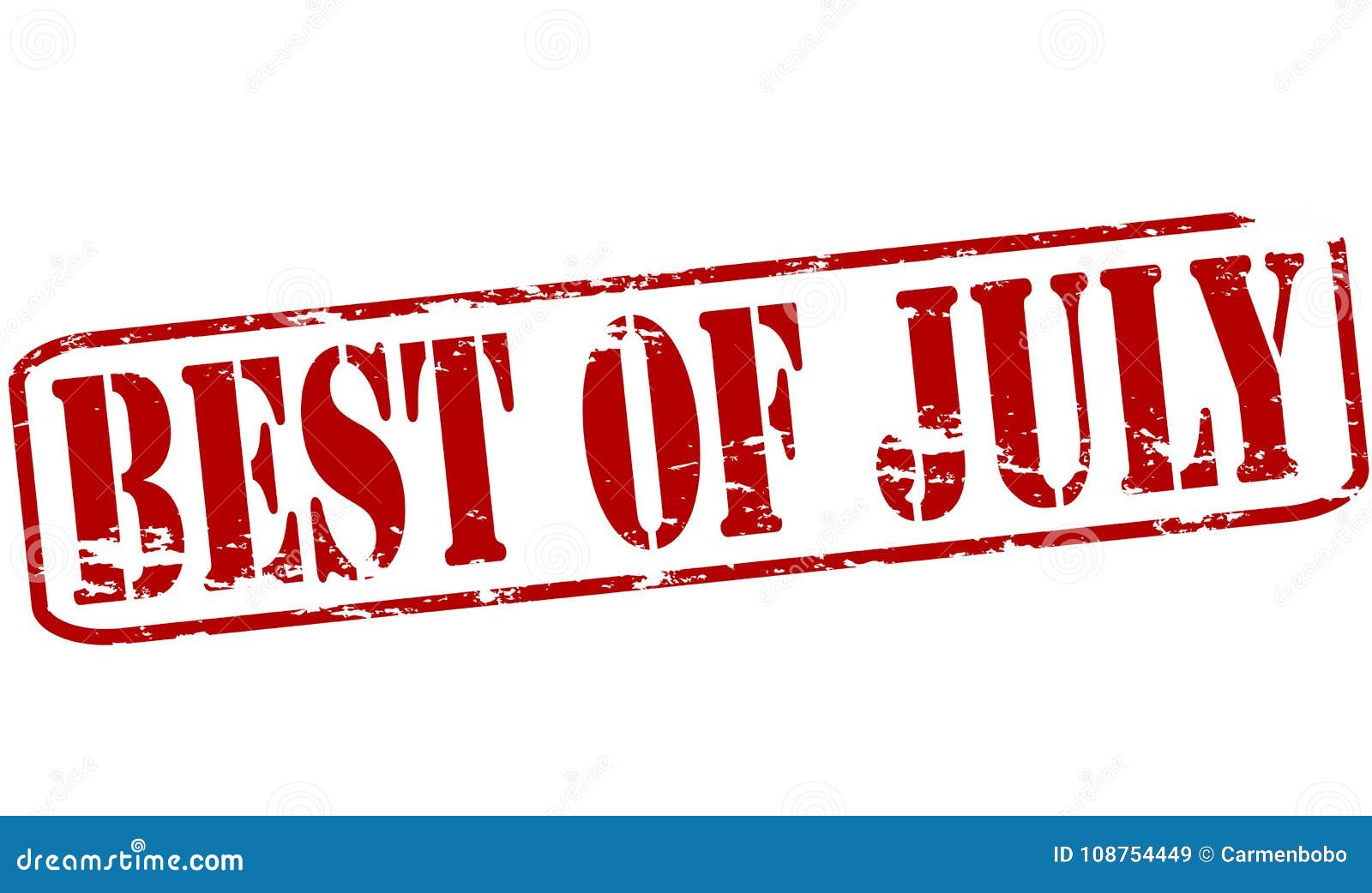 Best of July stock illustration. Illustration of july - 108754449