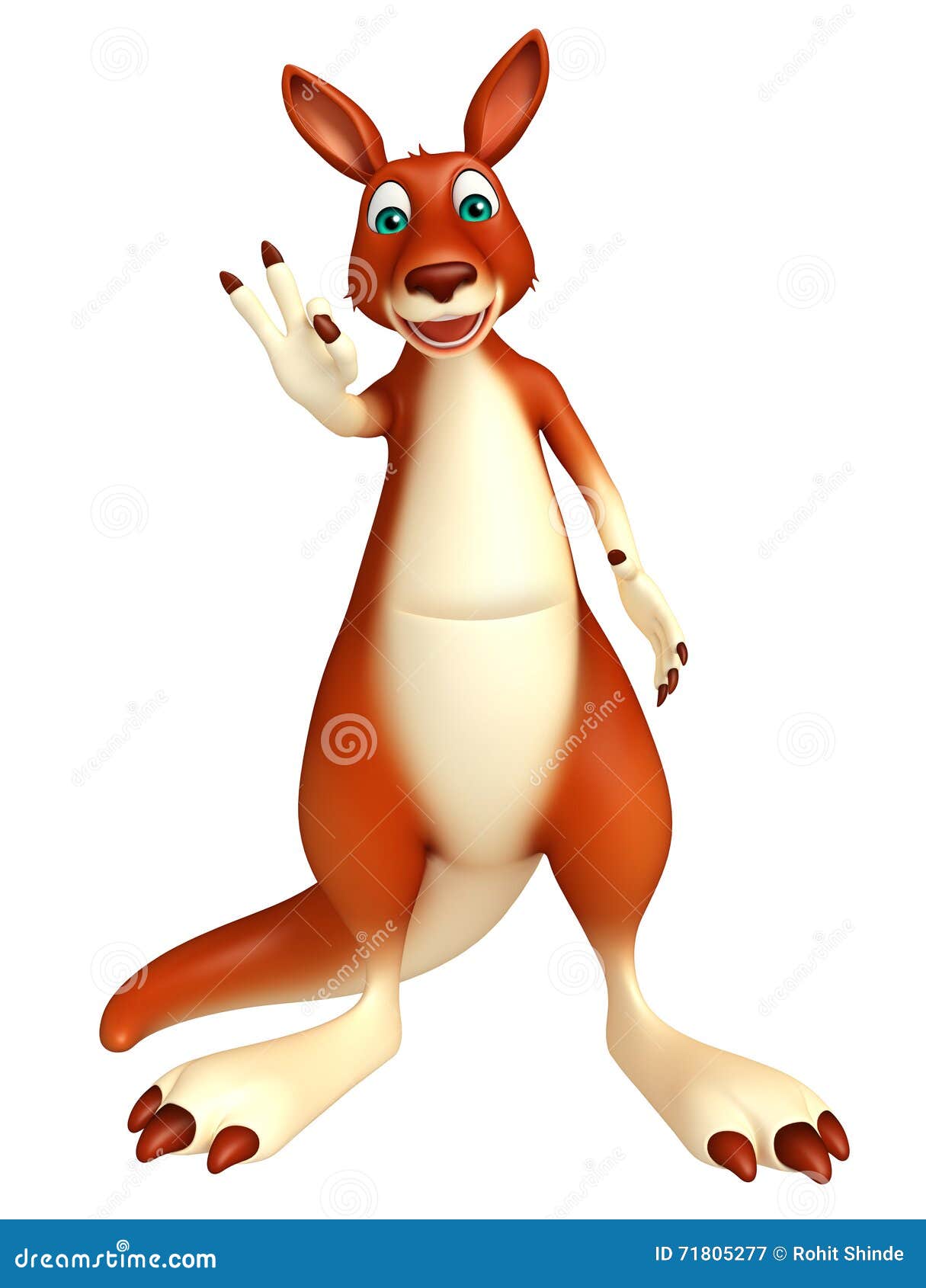 Best Kangaroo Cartoon Character Stock Illustration - Illustration of ...