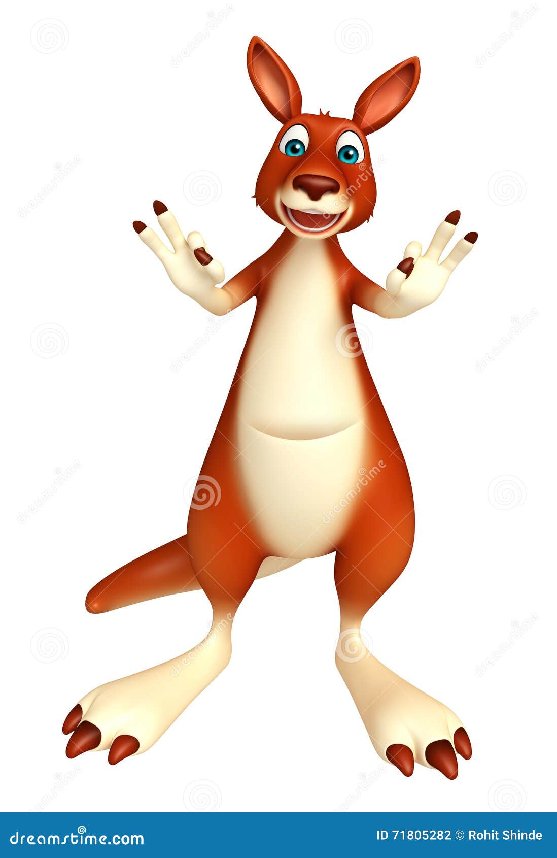 Best Kangaroo Cartoon Character Stock Illustration - Illustration of ...