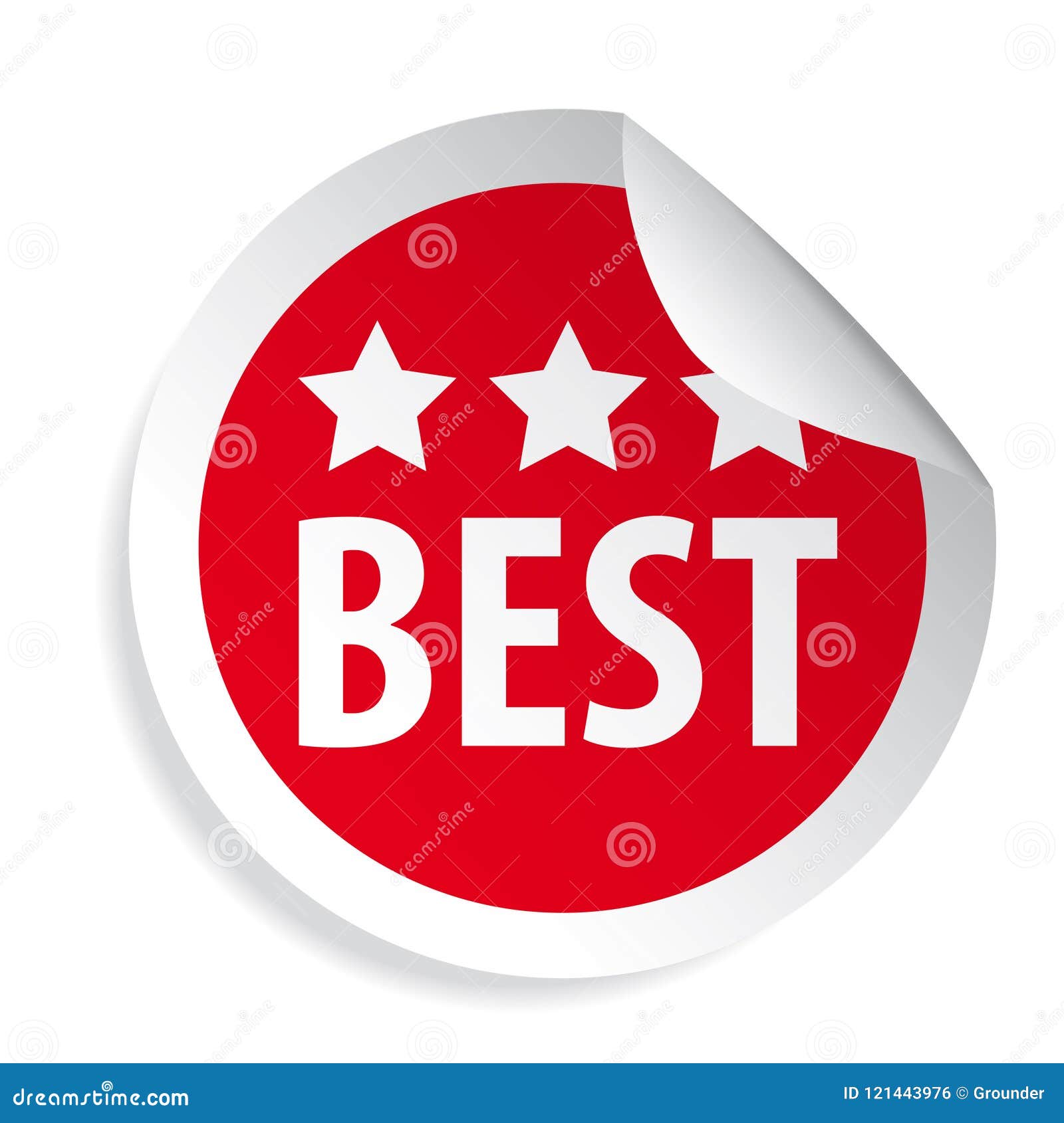 Best label round sticker stock vector. Illustration of sign - 121443976