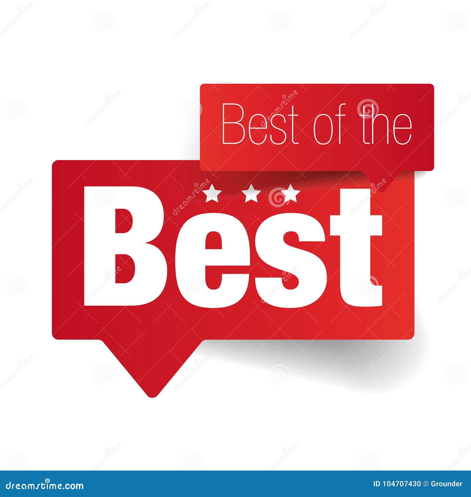 Best of the Best label stock vector. Illustration of label - 104707430