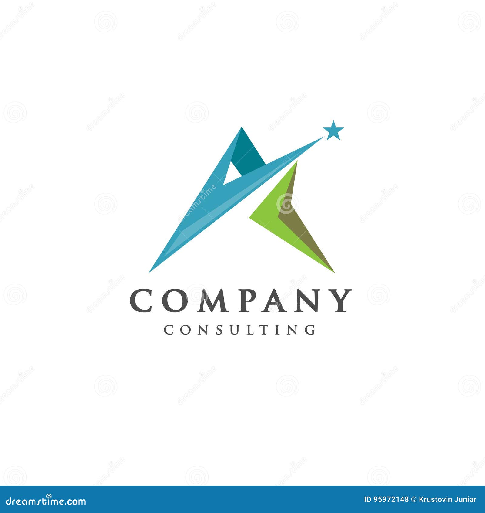 Best letter a logo concept stock vector. Illustration of communication ...