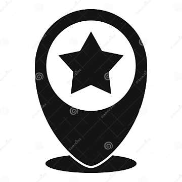 Best Location Icon Simple Vector. Current Map Stock Illustration ...