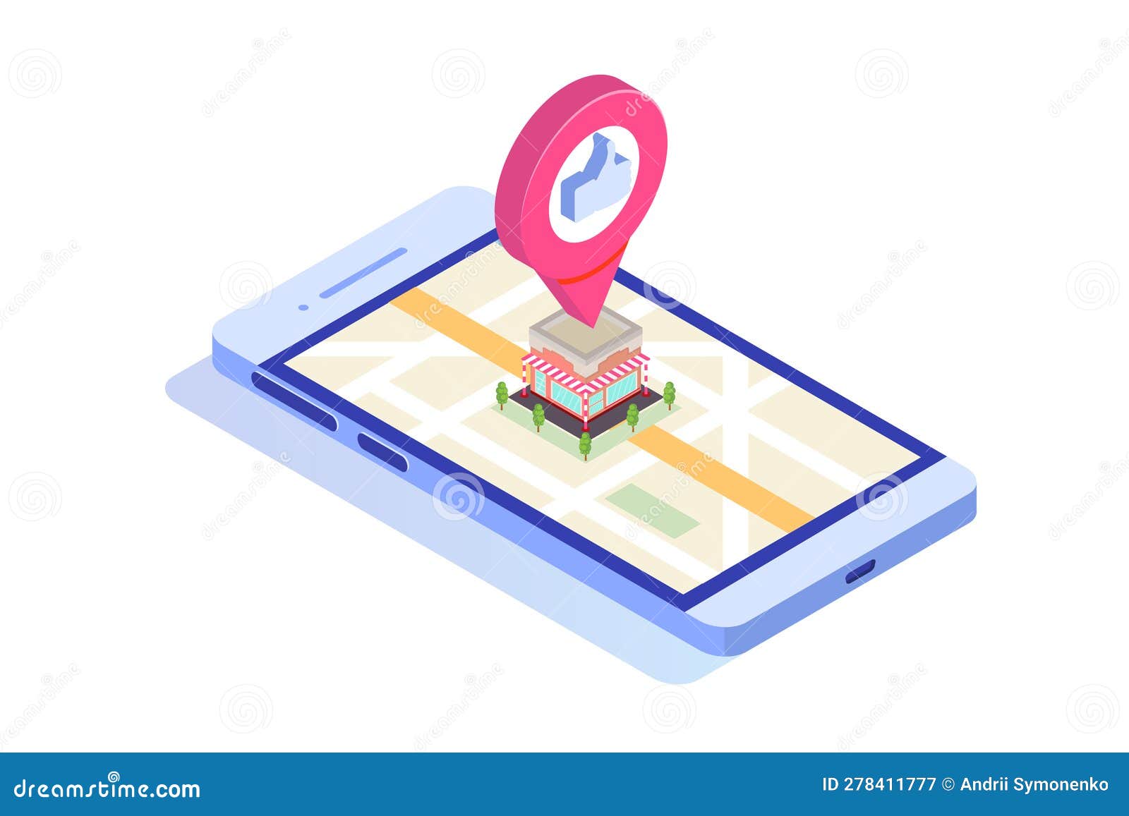 The Best Location on the Map. Pointing To the House Stock Vector ...
