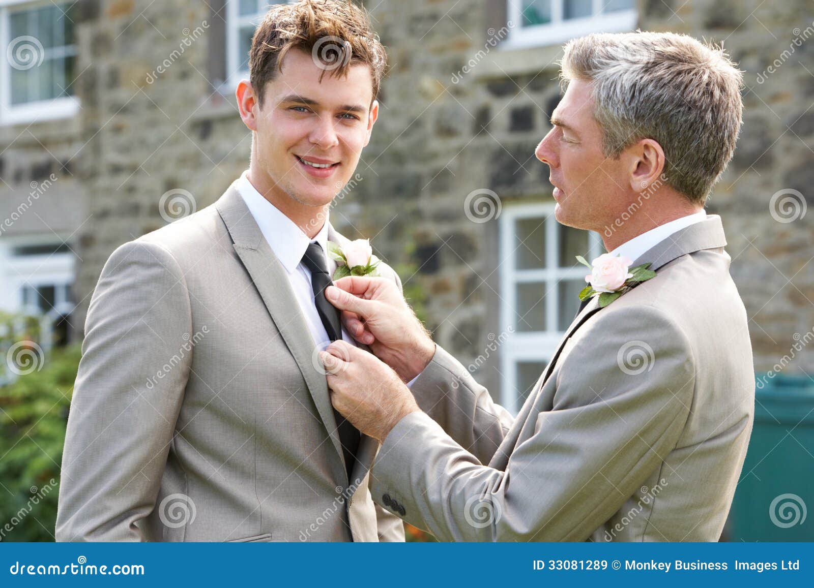 Best Man and Groom at Wedding Stock Image - Image of aged, love: 33081289