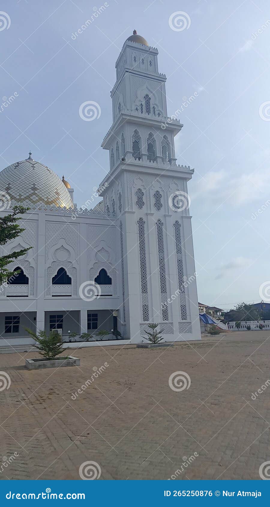 The Best Masjid in Our Town Stock Photo - Image of white, masjid: 265250876