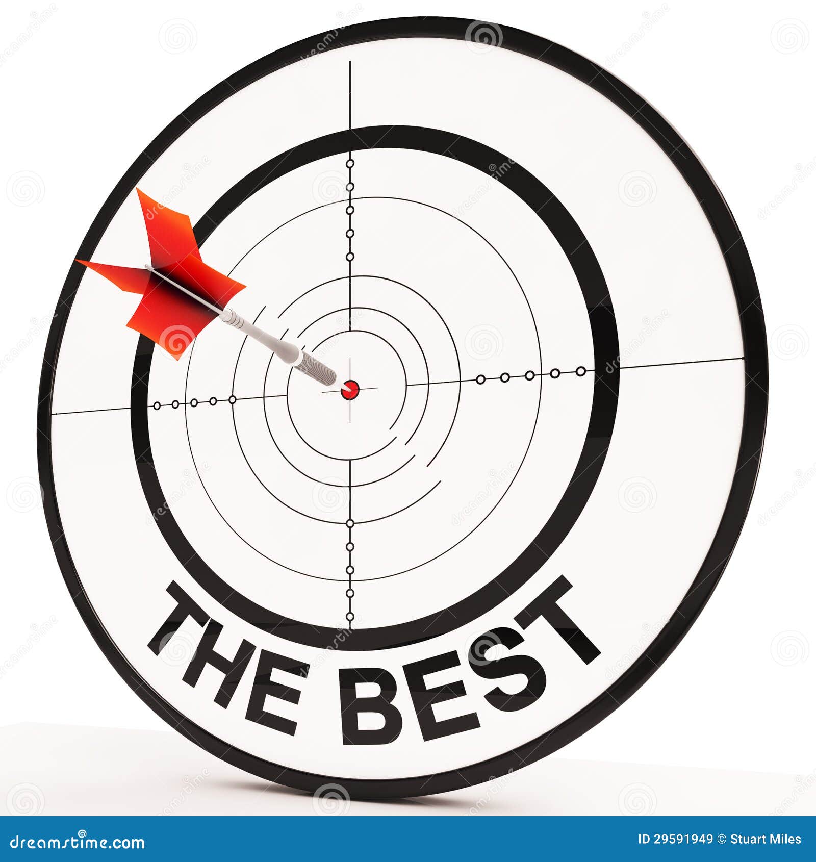 The Best Means Victory Achievement and Excellence Stock Illustration ...