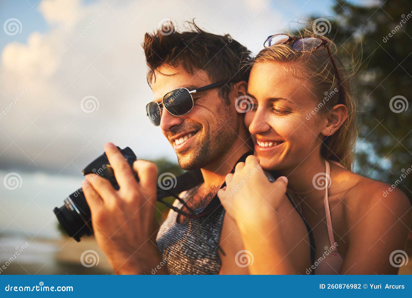 The Best Memories Are Made At The Beach A Young Couple Spending The