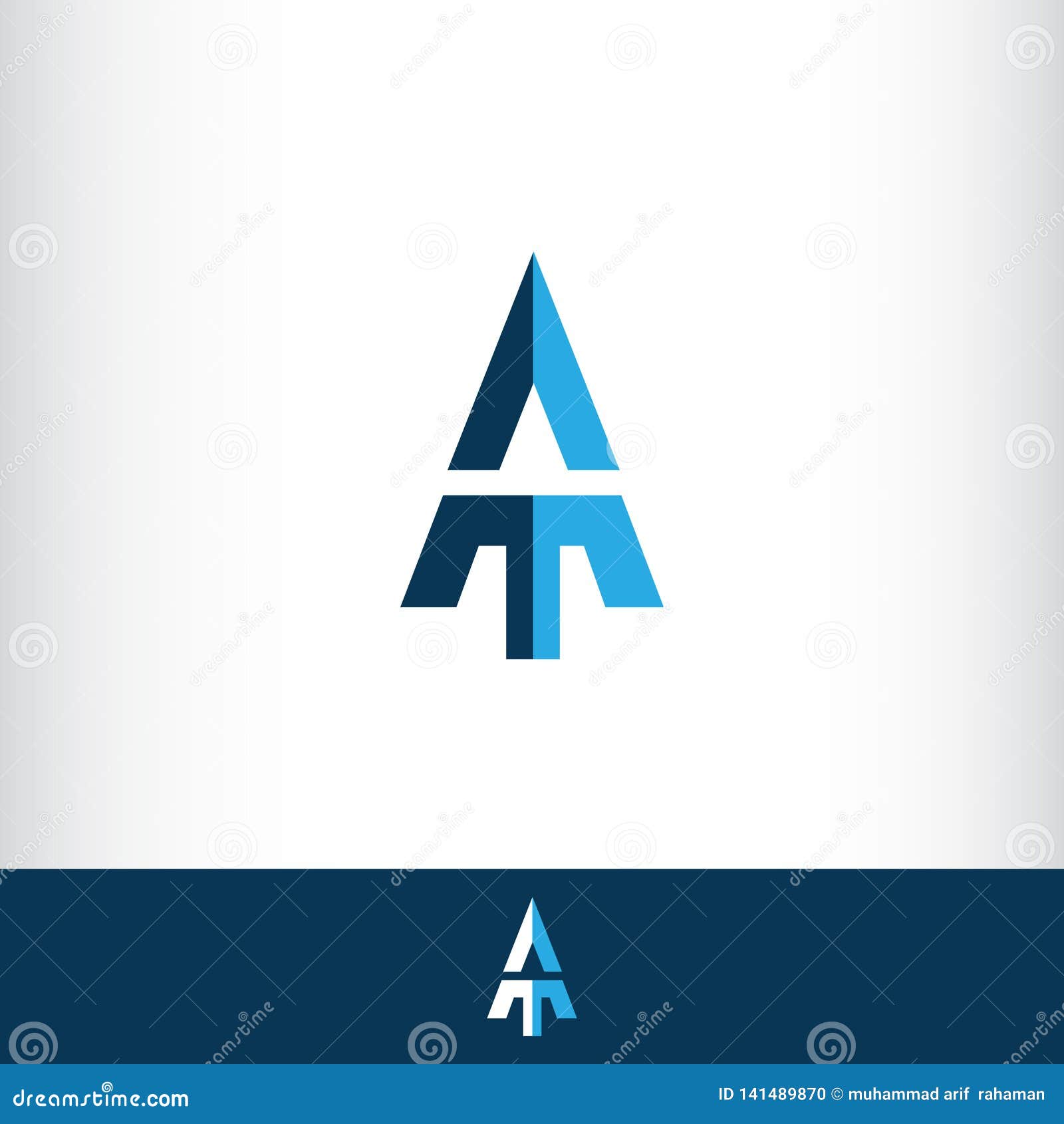 Best Modern Elegant Letter a Logo Concept Stock Vector - Illustration ...