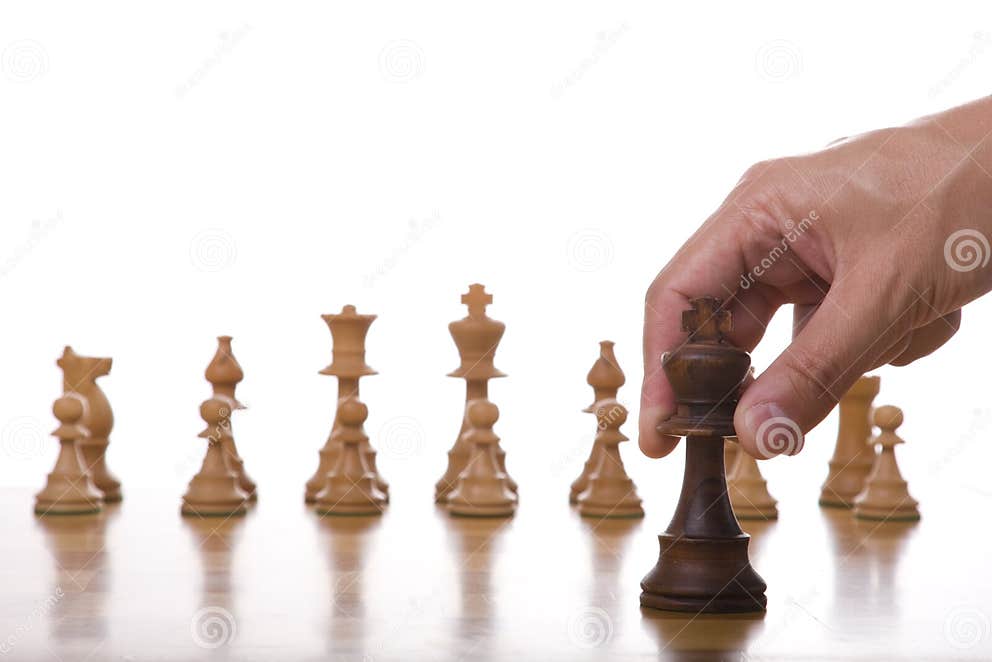 The best move stock photo. Image of chessboard, group - 6313892