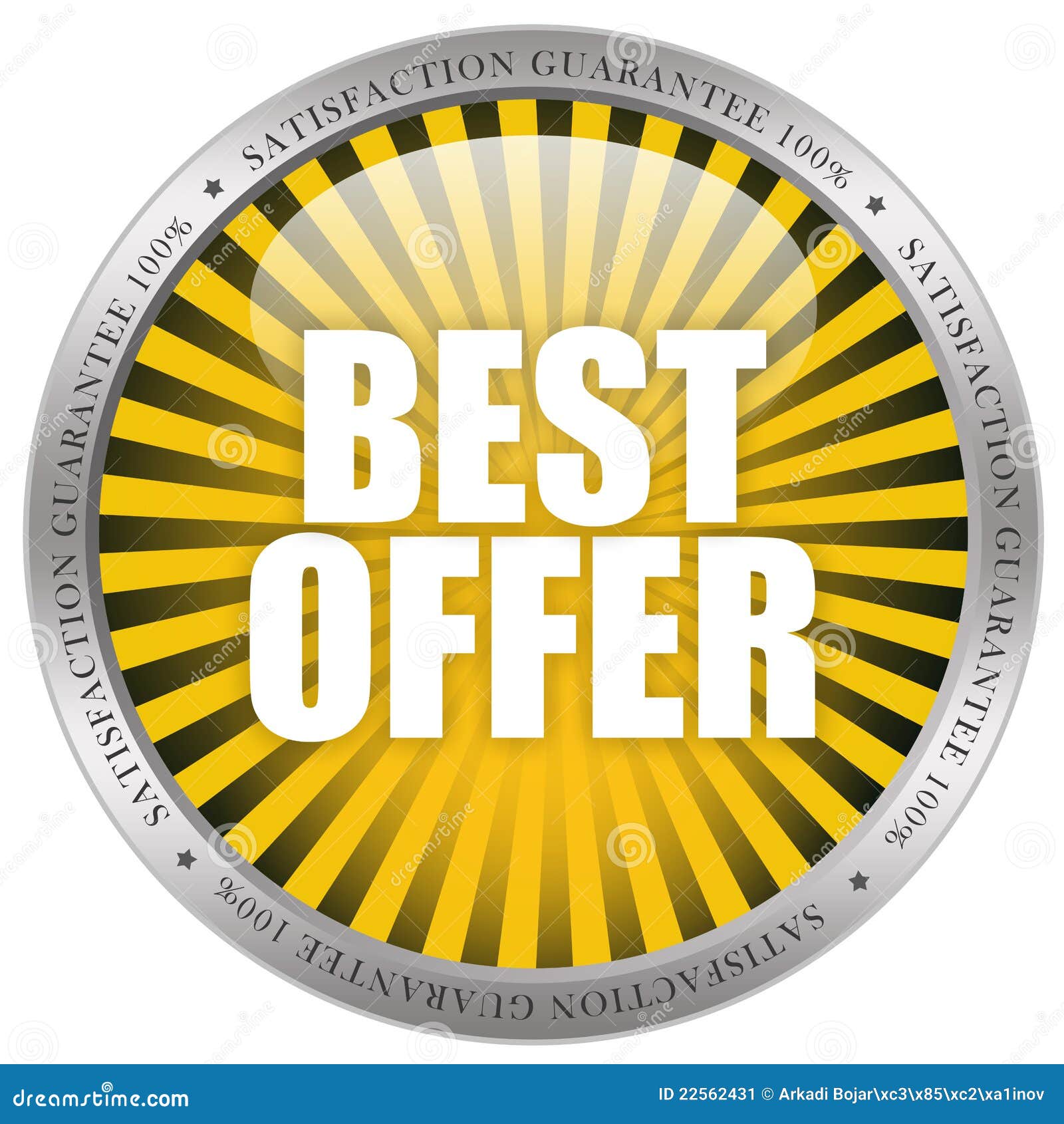 Best offer stock illustration. Illustration of price - 22562431