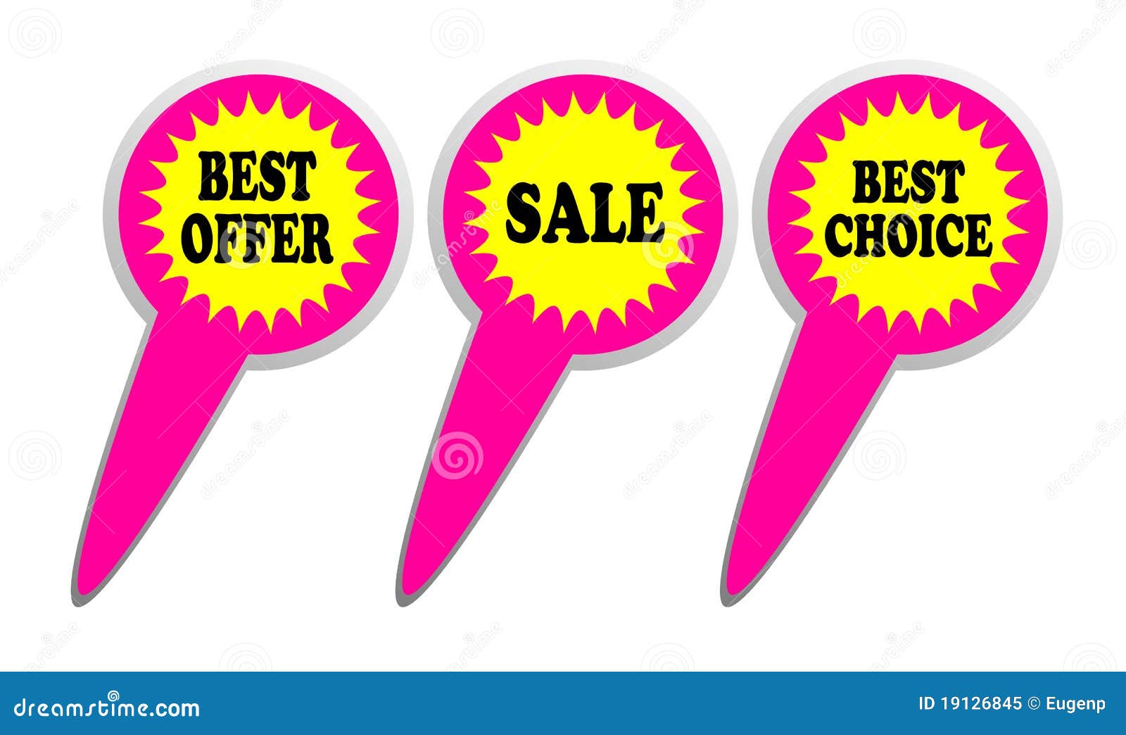 Best Offer, Choice and Sale Label Stock Vector - Illustration of choice ...