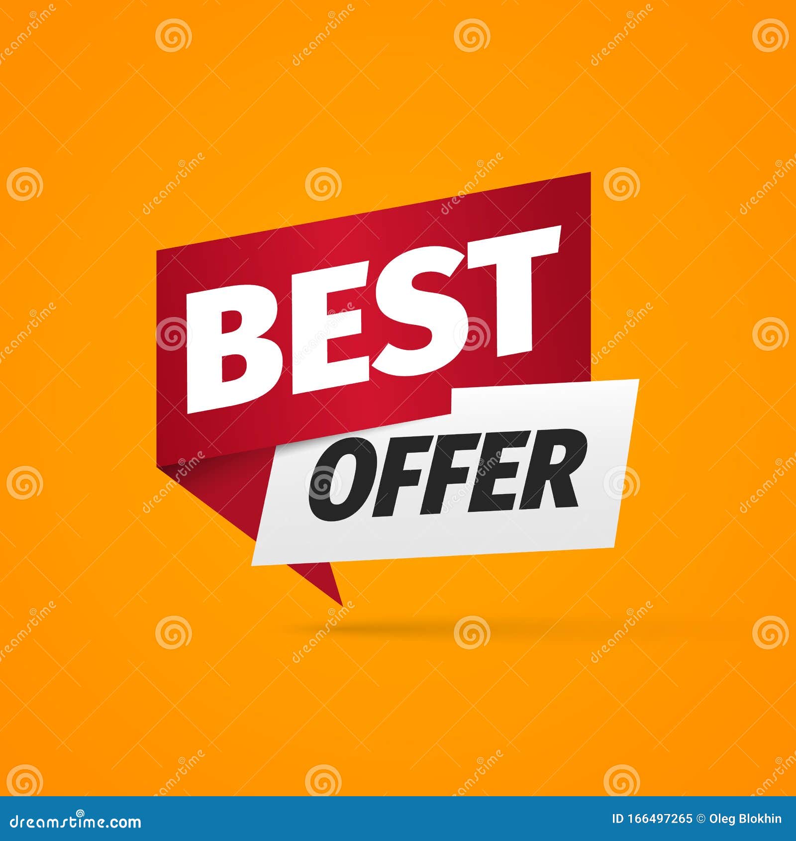 Best Offer a Paper Pointer Bonus Web Banner on Yellow Background. Web ...