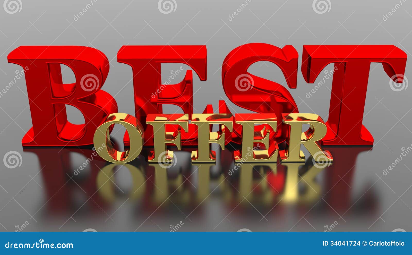Best offer stock illustration. Illustration of shop, business - 34041724