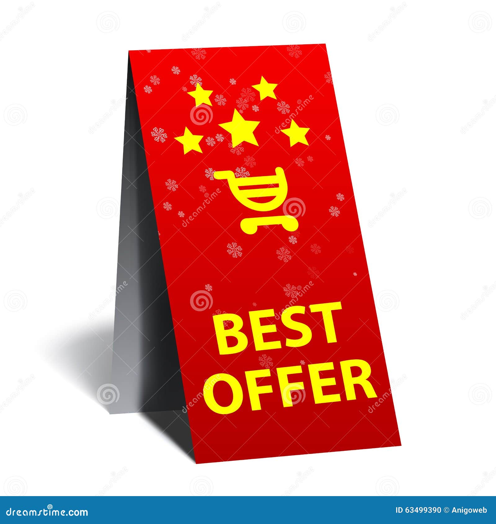 Best offer sticker stock vector. Illustration of offer - 63499390