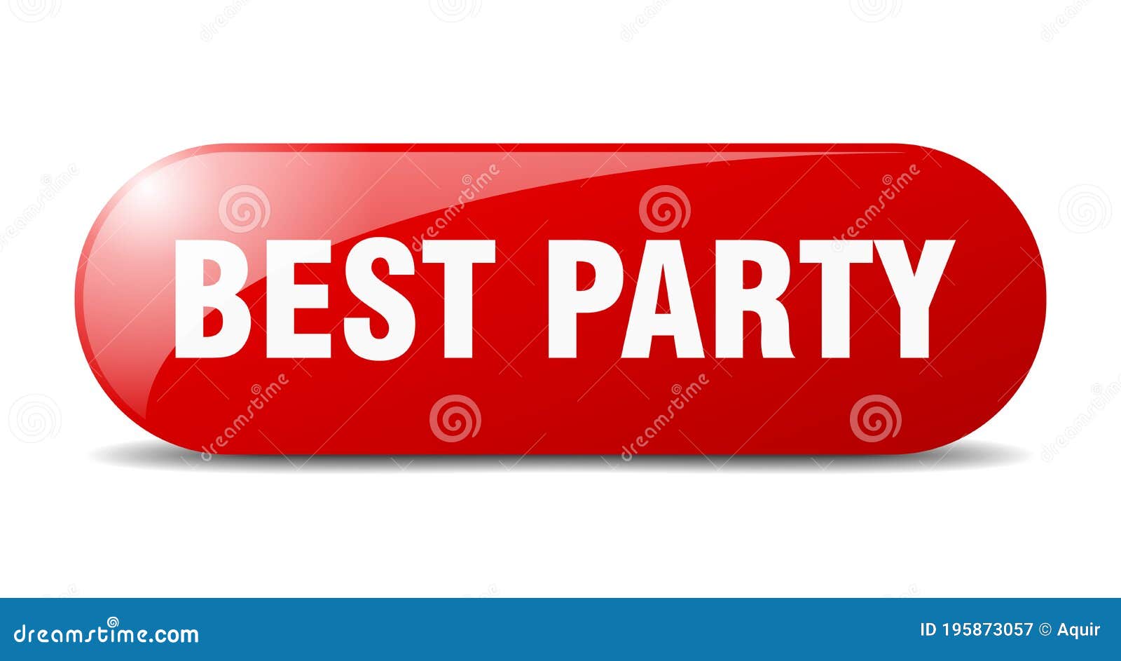 Best Party Button. Best Party Sign. Key. Push Button Stock Vector ...