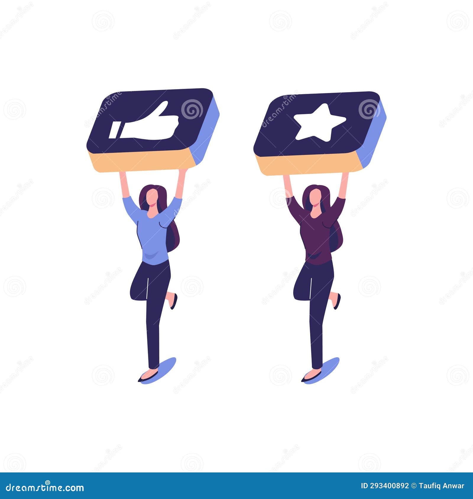 Best Performance, Highest Rating, Vote, Score Five Points. People Leave ...