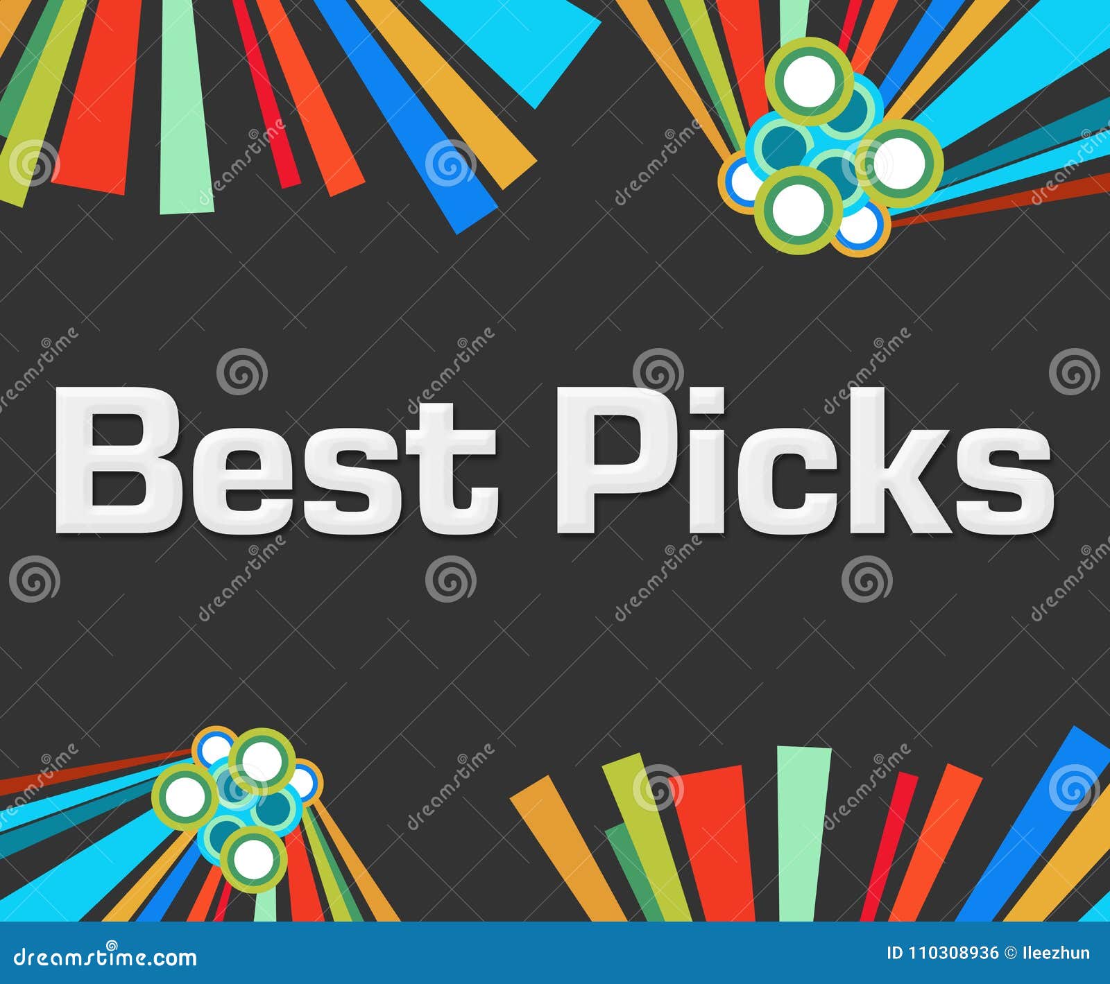 Best Picks Dark Colorful Elements Background Royalty-Free Stock Image ...