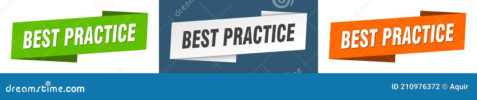 Best Practice Banner. Best Practice Ribbon Label Sign Set Stock Vector ...
