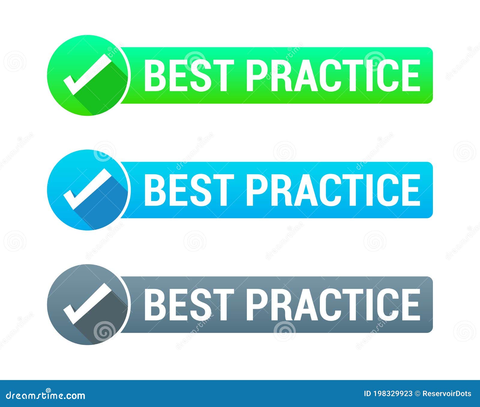 Best Practice Banner Vector Stock Vector - Illustration of background ...