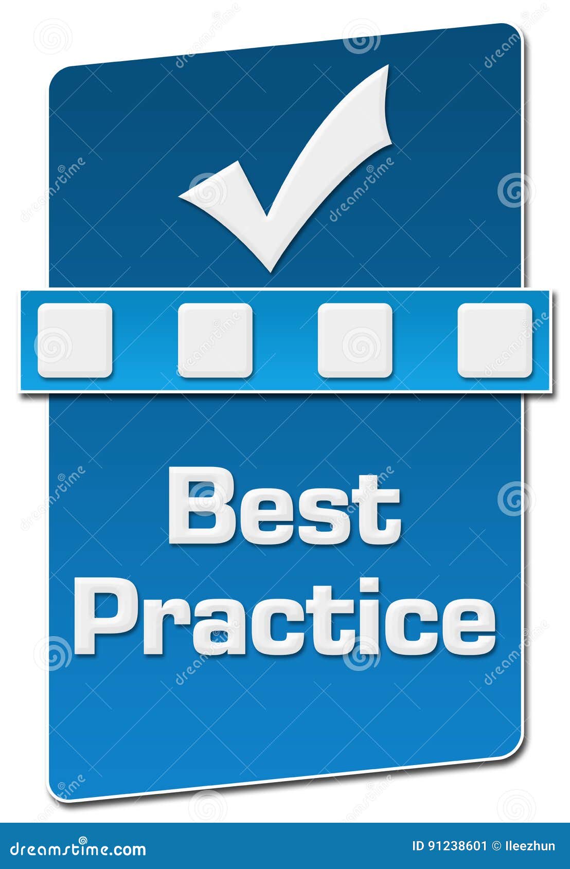 Best Practice Blue Separator Vertical Stock Illustration - Illustration ...