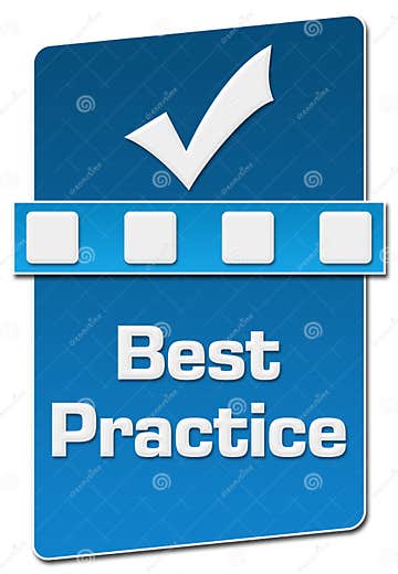Best Practice Blue Separator Vertical Stock Illustration - Illustration ...