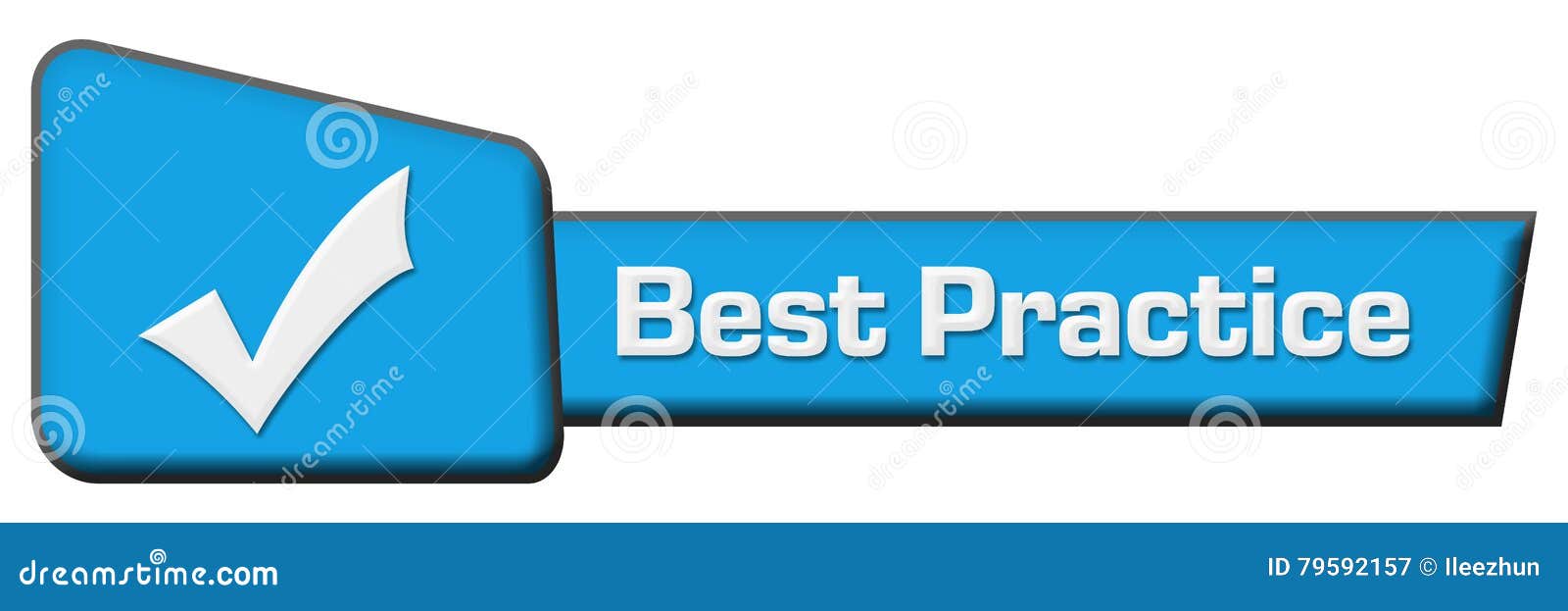 Best Practice Blue Triangle Horizontal Stock Illustration ...