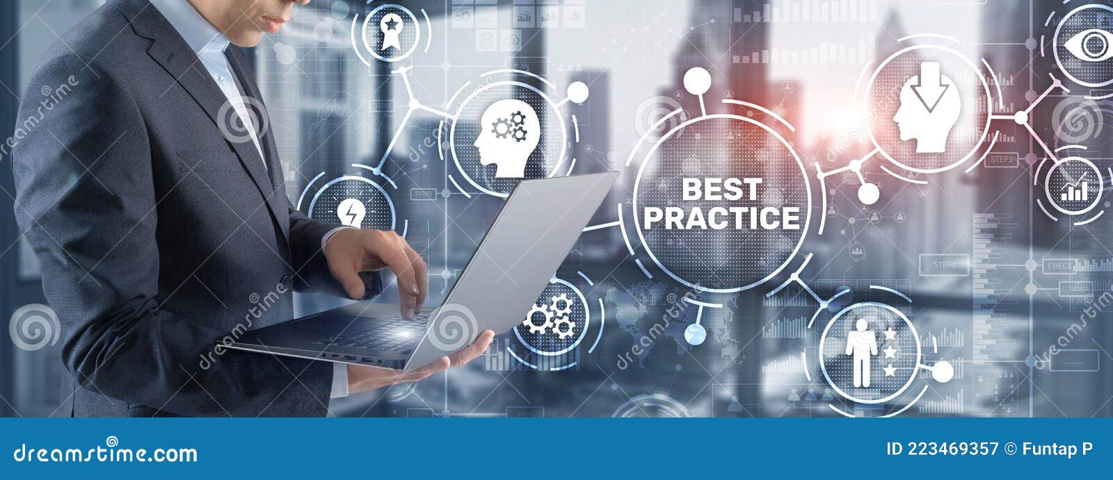 Best Practice Business Technology Internet Successful Business Concept ...