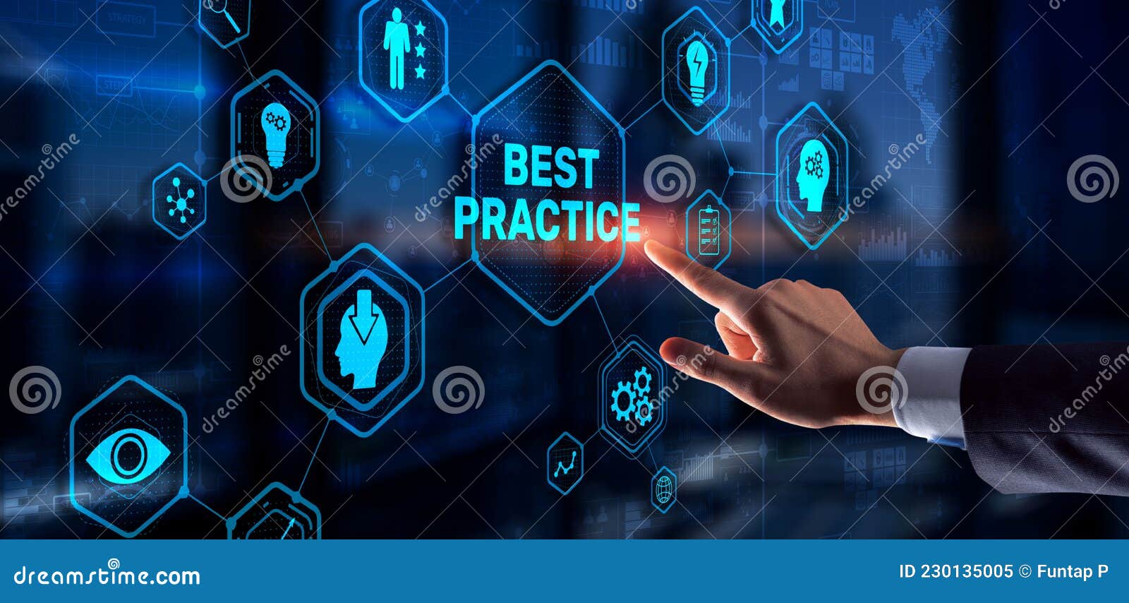 Best Practice Business Technology Internet Successful Business Concept ...